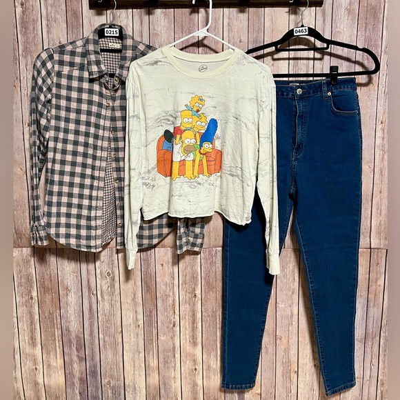 Simpsons | Tops | Y2k Mini Capsule The Simpsons Hollister And Plt ...